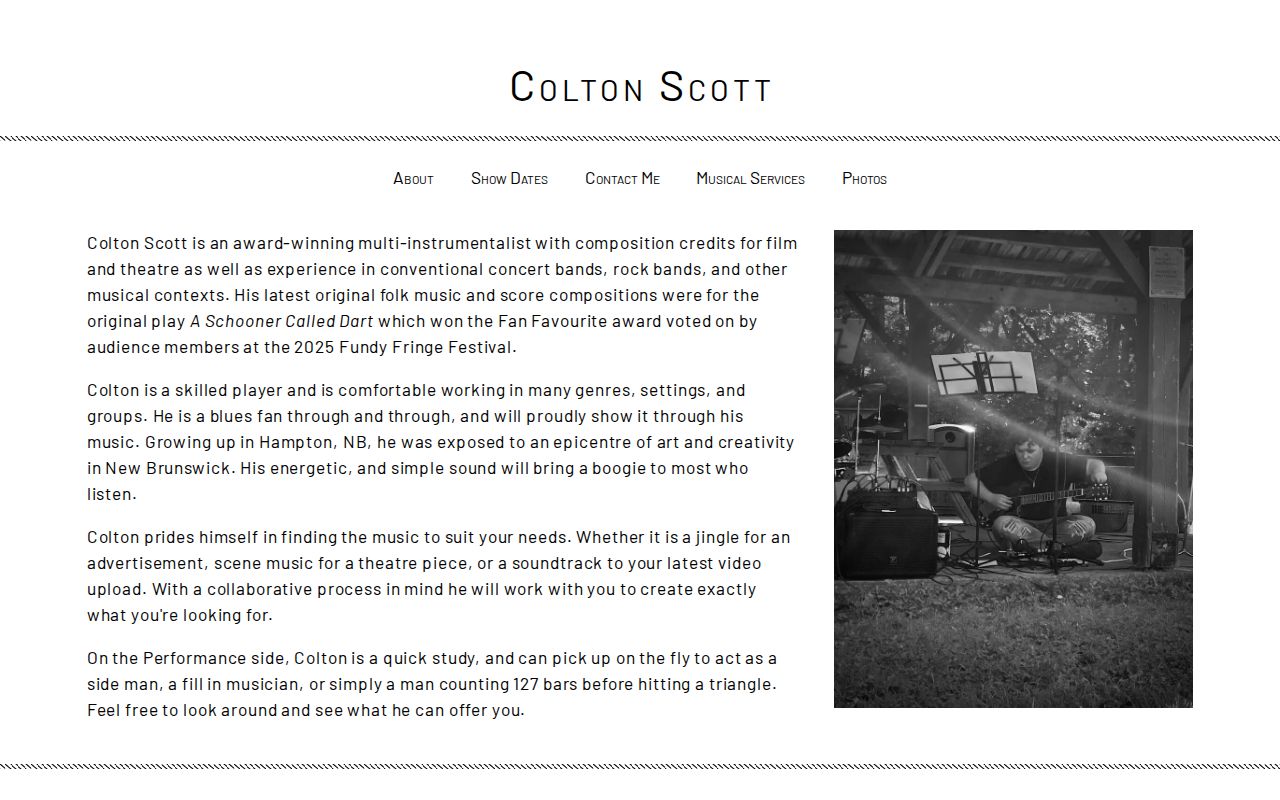 Colton Scott Musical Services